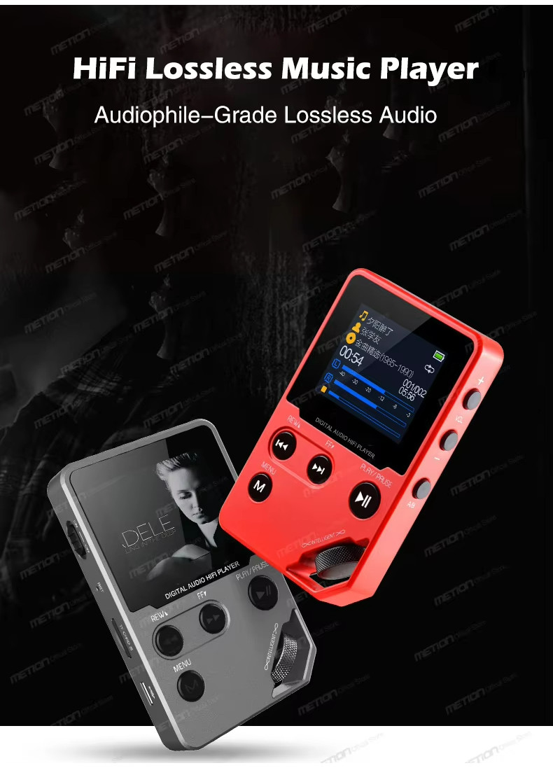 HiFi MP3 Player Bluetooth5.0,DAC Decoding Digital Audio Music Player ...