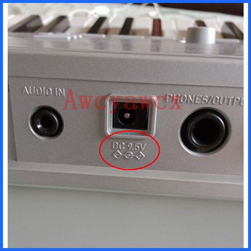 DC 9.5V 1A 1000mA Adapter AC Charger For Casio Keyboard Pianos CTK-245 AD-E95100L ADE95100L A ...