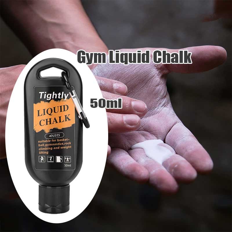 50ml Liquid Gym Chalk Grip Liquid Chalk Fitness Lifting Gym Workout ...