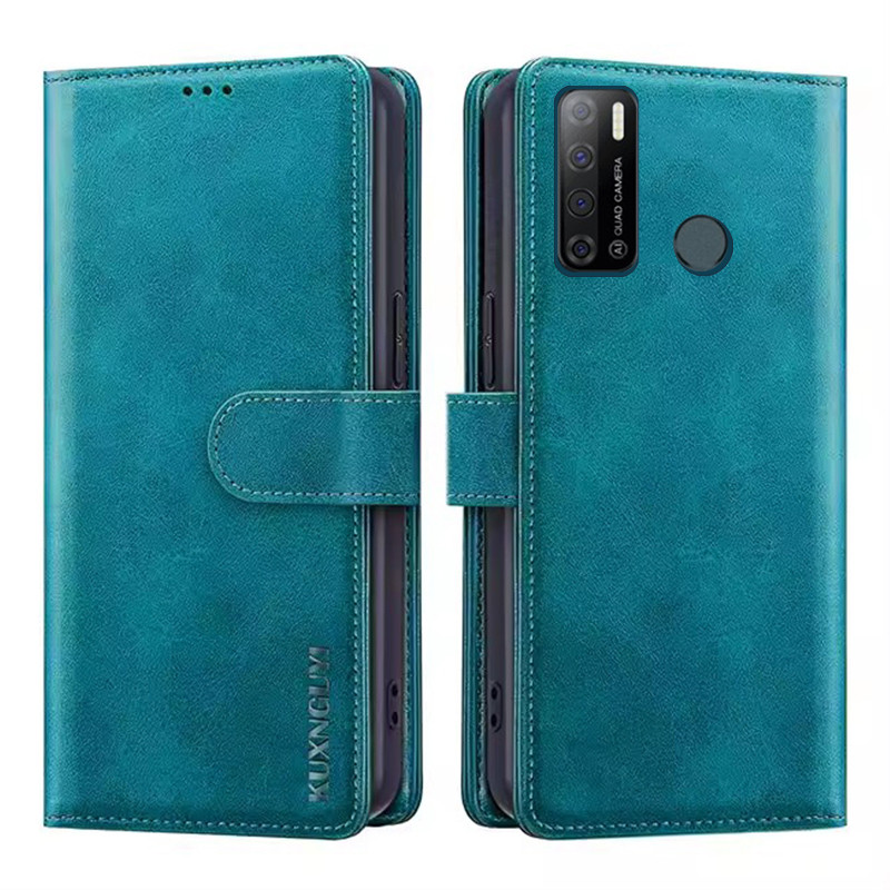 Wallet Phone case for Tecno Pouvoir 4 LC7 with Card Holder Magnetic ...