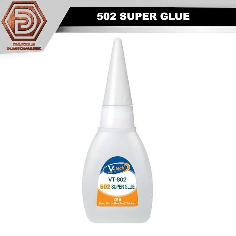 V-tech VT802 502 super drying 3 seconds fast dry multi purpose glue ...