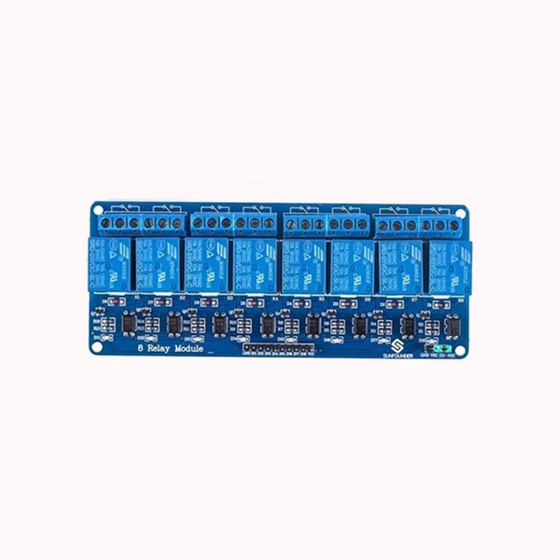 1 2 4 8 Channel 5V 12V 10A Relay Module with Optocoupler Low level ...