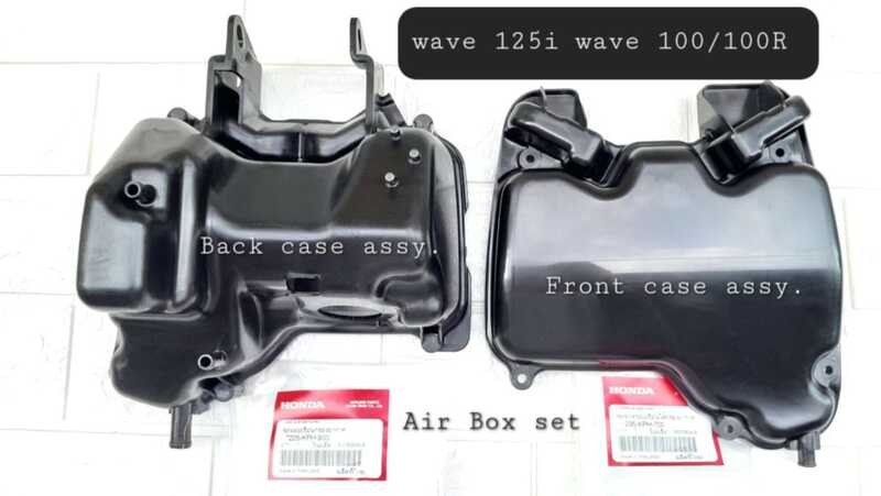 AIR BOX SET (Case Sub Assy. Front&Back) Genuine Honda Wave 125 S R Wave ...