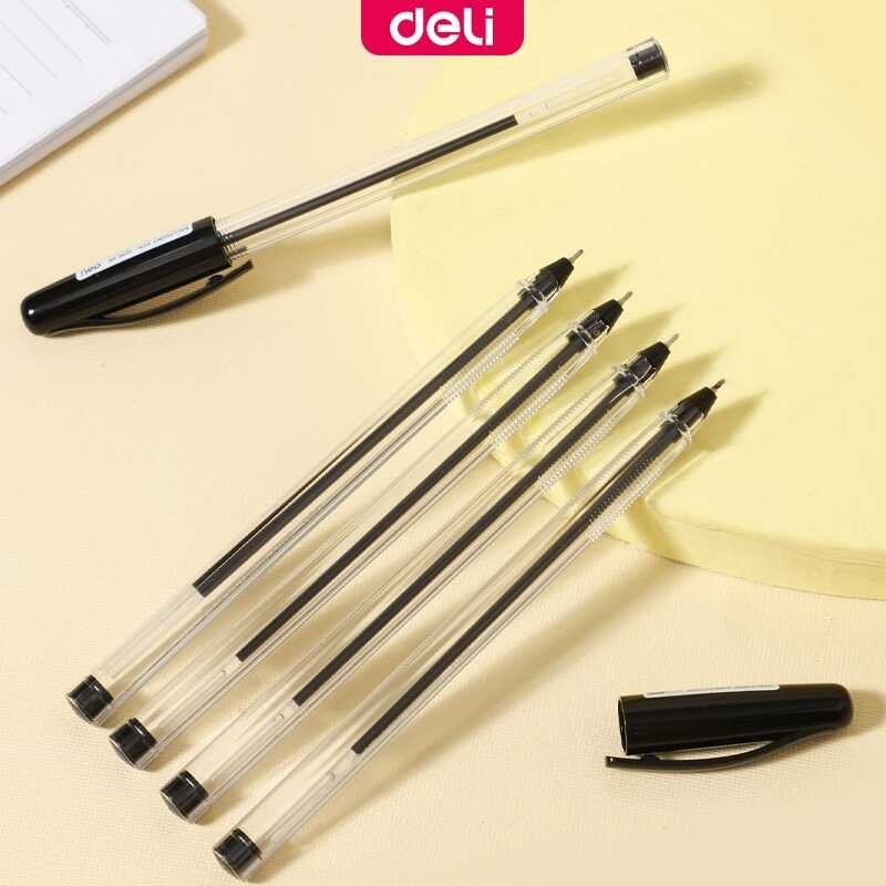 Deli Pull-Out Triangle Rod 1.0Mm Mini Tip Medium Oil Pen 1Pc Eq98 CWY ...