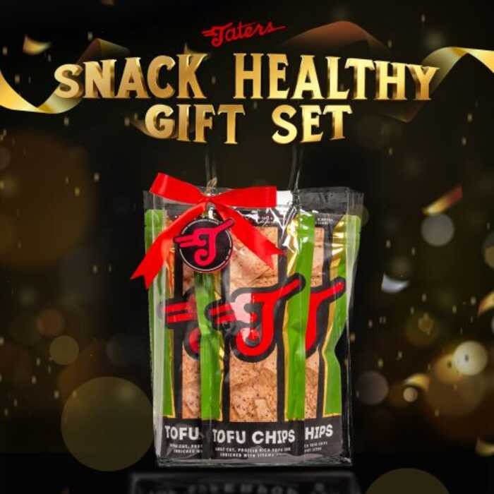 Taters Snack Healthy Gift Set (3 Tall Pack Tofu Chips) | Shopee Philippines