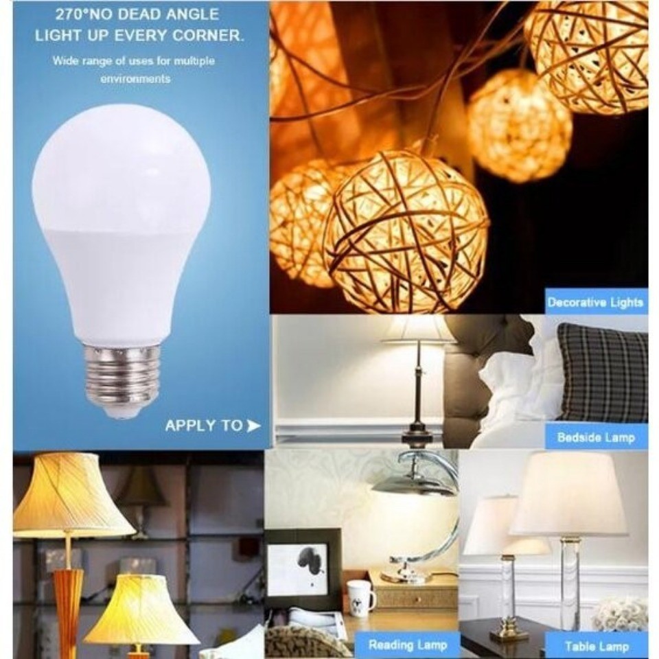 OIMG LED Tri Color Bulb E27 3W 5W 7W 9W 12W 15W 18W 25W 200V Warm Light ...