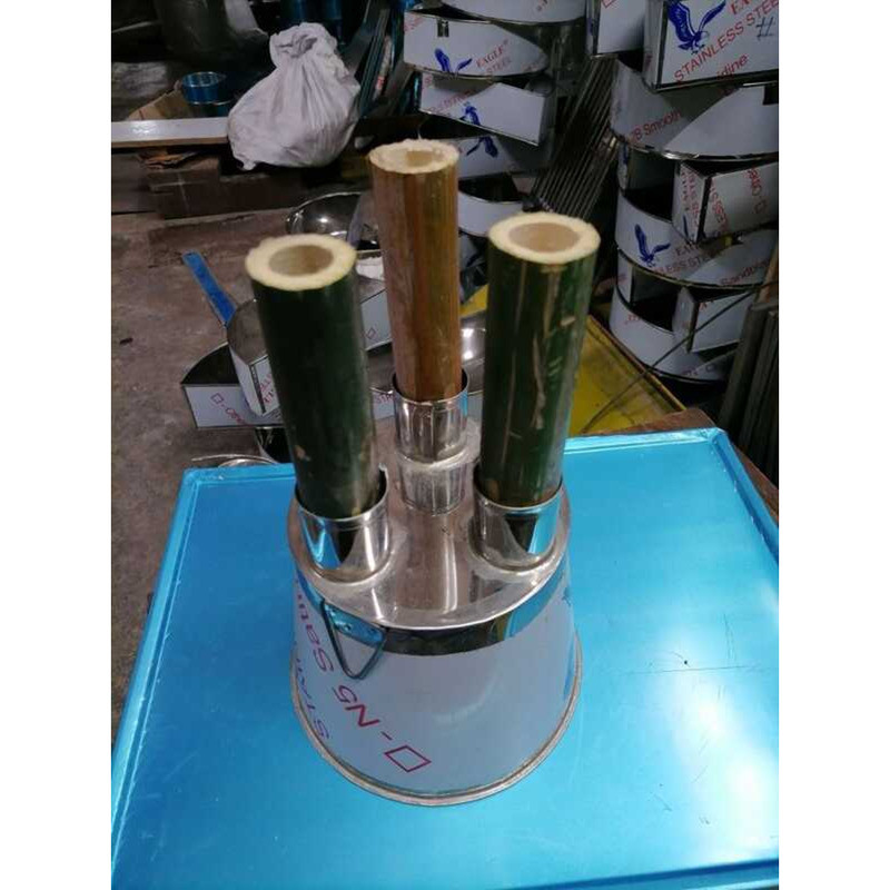3Holes Puto Bumbong Steamer Stainless With 3 Bamboo Tube f46 | Shopee ...