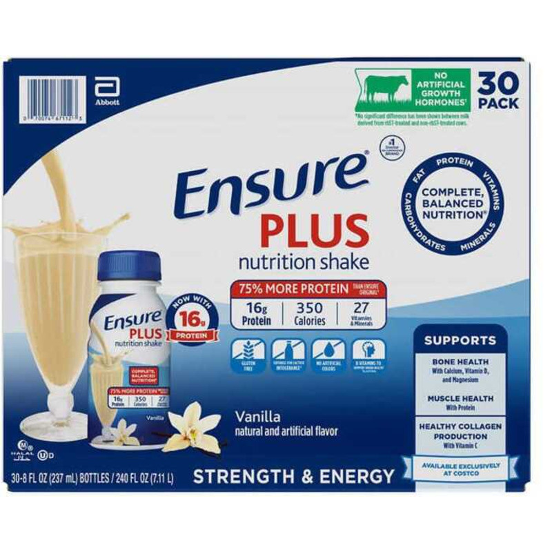 Ensure Plus Vanilla Box Of 30 CWY cac 2ba | Shopee Philippines