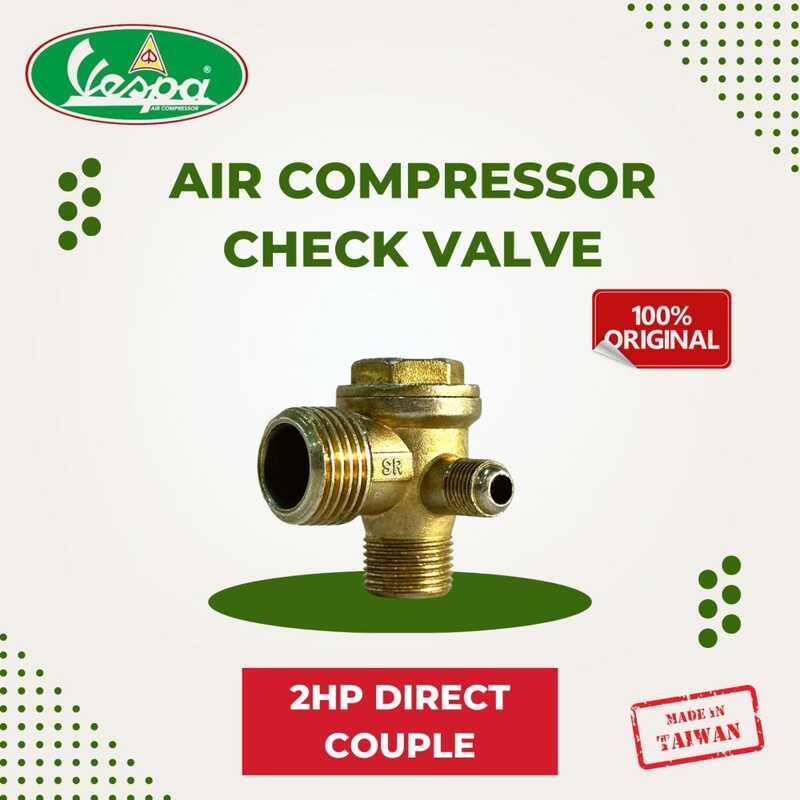 LY Vespa Air Compressor Check Vae For 2Hp Direct Couple, 1/4Hp | 1/2Hp ...