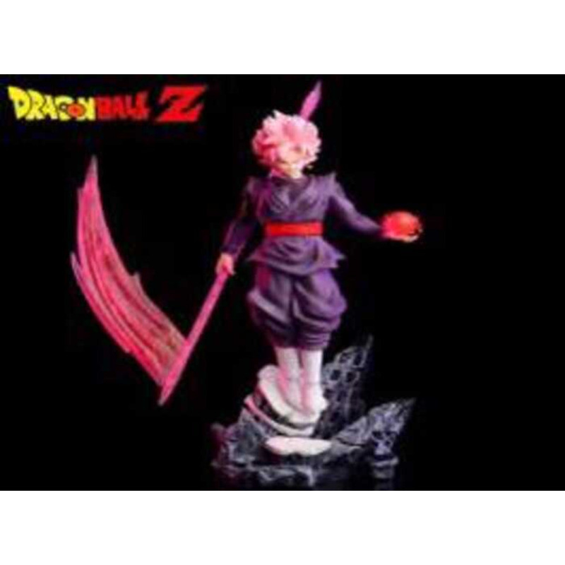 Anime Dragon Ball Peach Zamasu Figure Super Saiyan Black Goku Statue ...