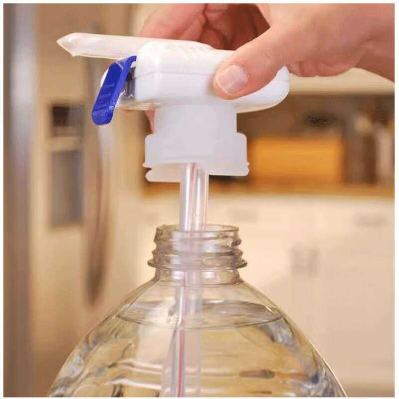 Automatic Drink Dispenser Straw Electric Milk Juice Press Faucet ...