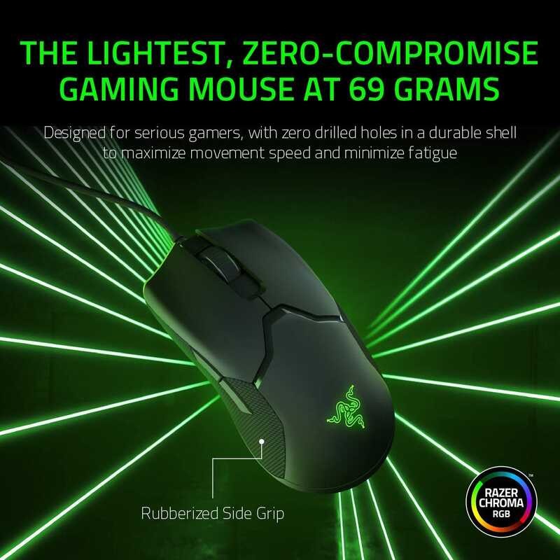 Razer Mouse Mini Razer Cobra Lightweight RGB Wired Gaming Ultra ...