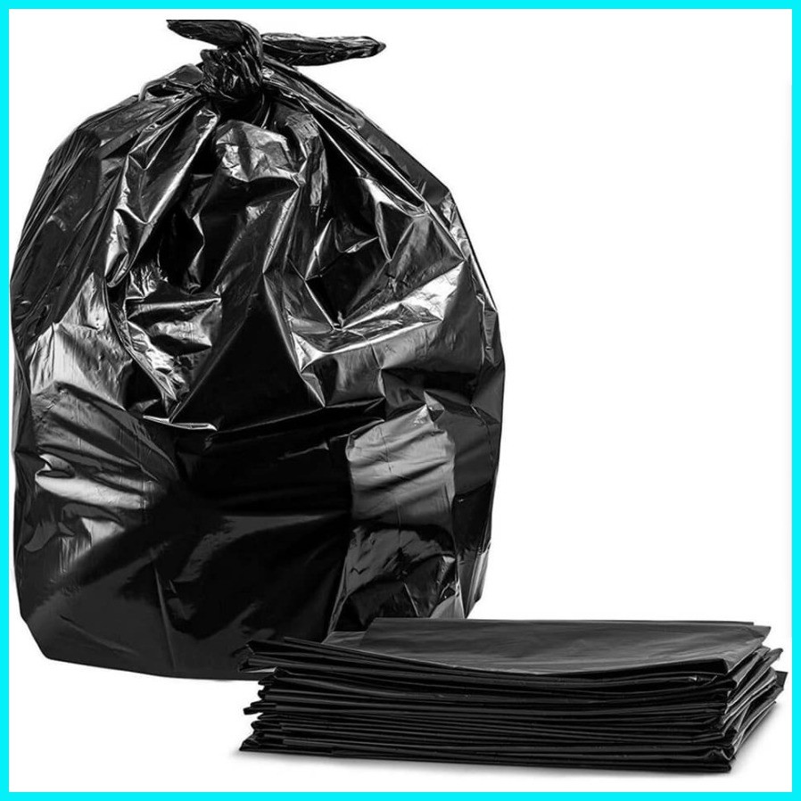 【SK】PE Heavy Duty Garbage Bag Trash Bag BLACK (XL/2XL) | Shopee Philippines
