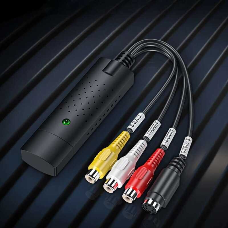 VCR 2.0 TV DVD VHS Digital Converter Audio Adapter Card RCA To USB ...