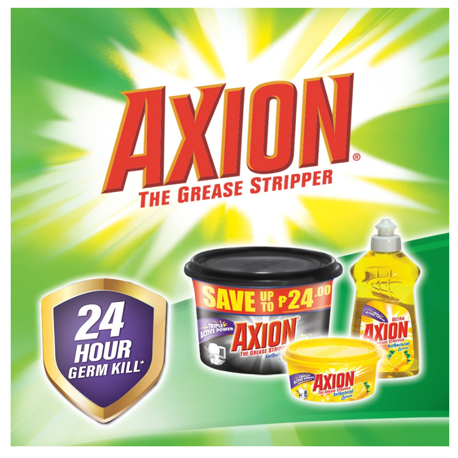 AXION Ultra Triple Active Power Antibacterial Dishwashing Liquid (LEMON ...
