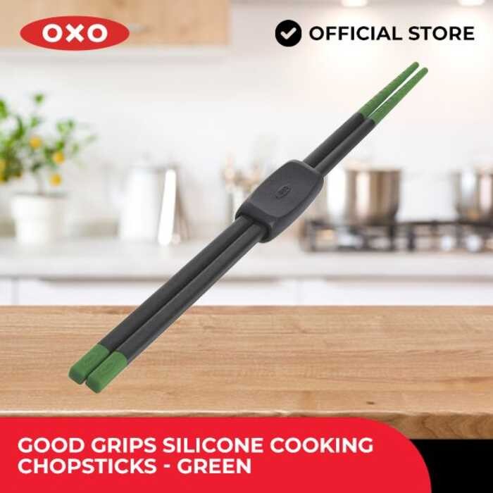 OXO Houseware Good Grips Silicone Cooking Chopsticks - Green (Safe For ...