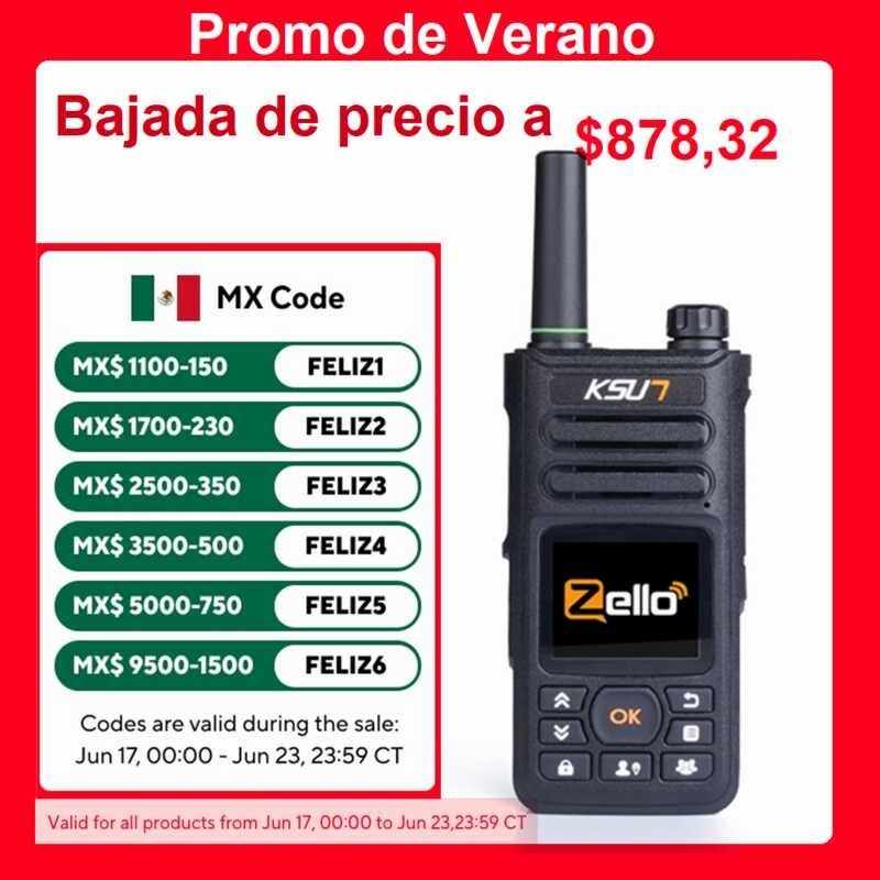 Zello 4G PTT Sim Card Wifi Network Cell Phone Radio Long Range 100 ...