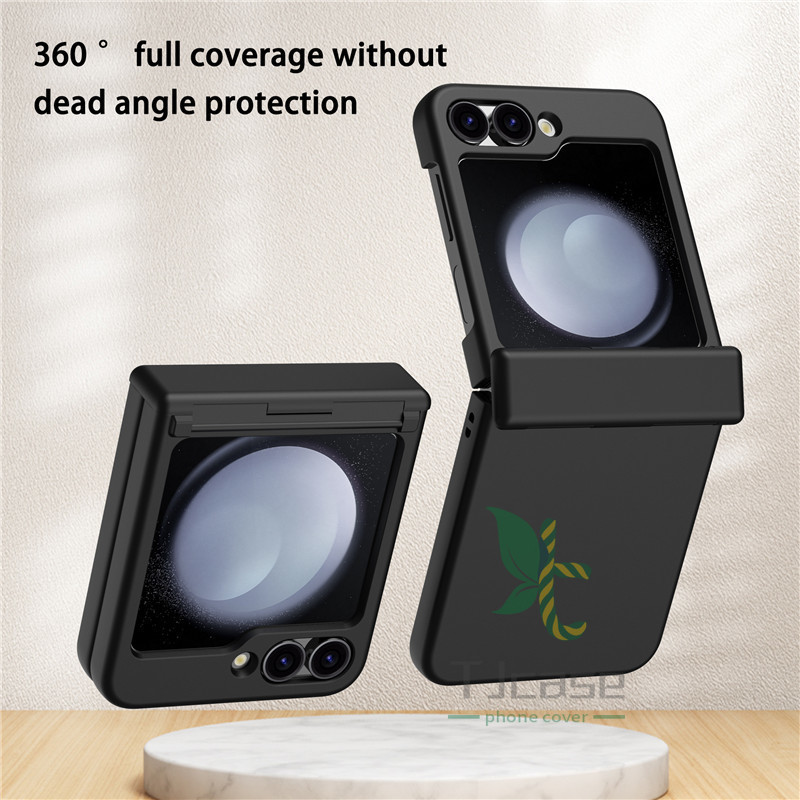 Solid Color Wire Hinge Full Case Cover Samsung Samsung Galaxy Z Flip 6 ...