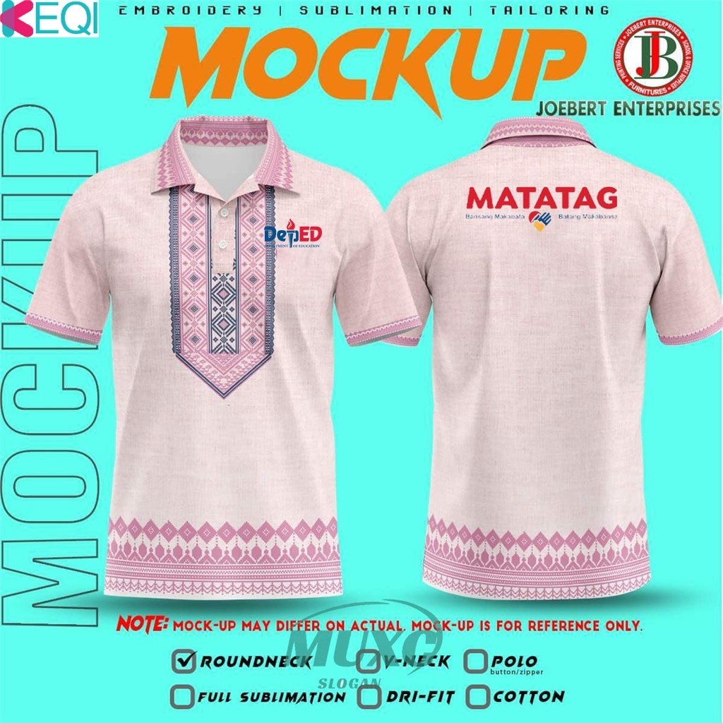 KQ 【Free Custom Name & Number】2024 NEW！！！MATATAG UNIFORM SUBLIMATION ...