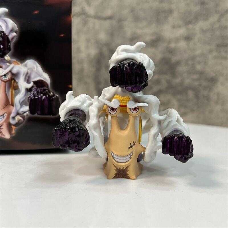 Anime-One PIECE Hey NIKA LUFFY Den-Den MUSHI ACTION FIGURE | Shopee ...