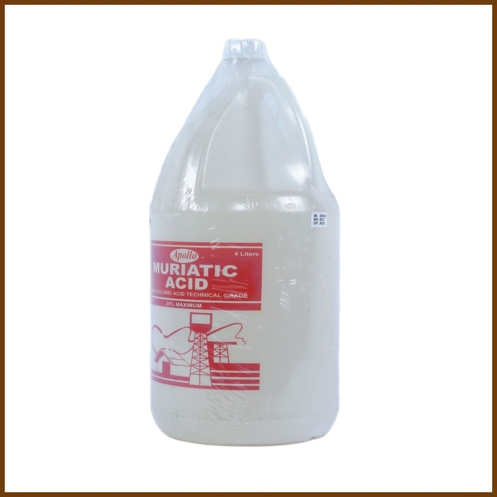 BFI Apollo Muriatic Acid 4ltrs (1gal) | Shopee Philippines
