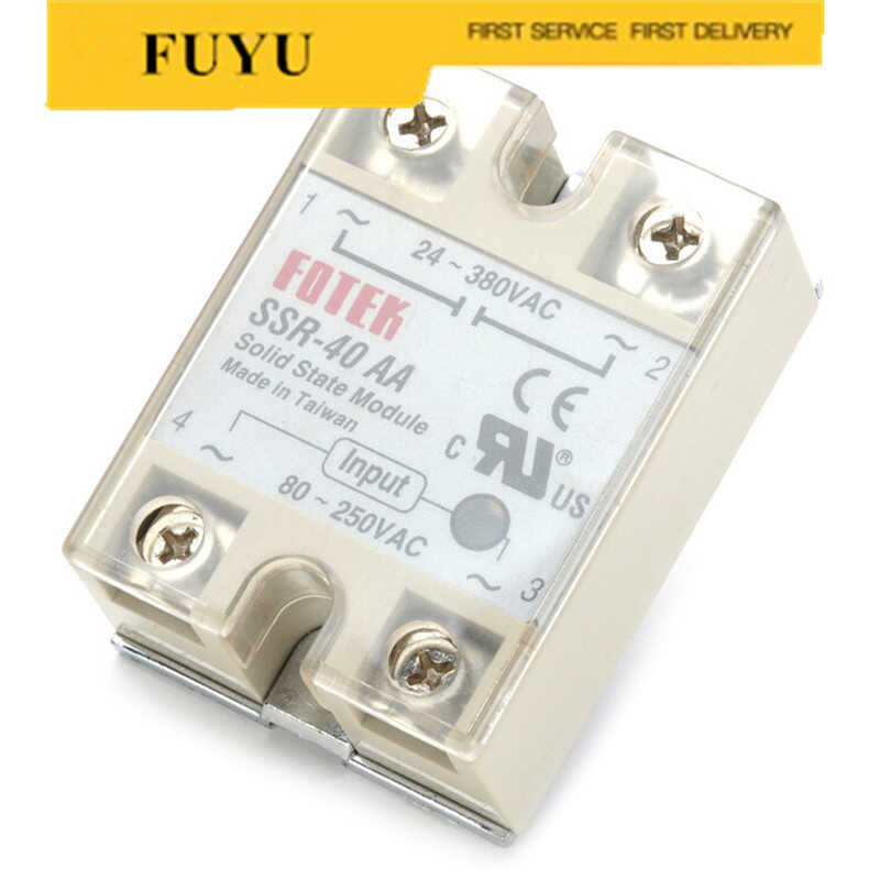 Solid State FUYU Relay Ssr-40Aa 40A Relais 80-250V SA 24-380Vac AC SSR | Shopee Philippines