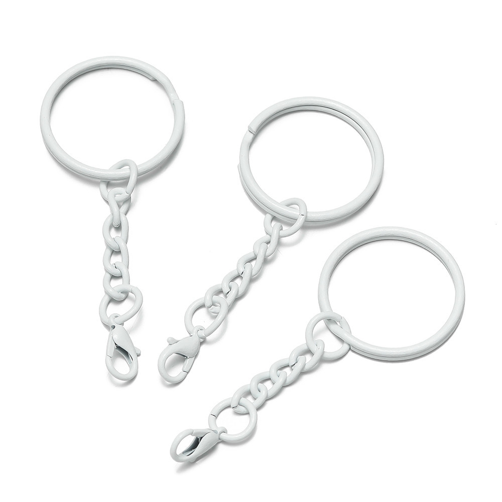 St. kunkka 5pcs/10pcs Iron Color Paint Keychain Lobster Clasp with Key ...