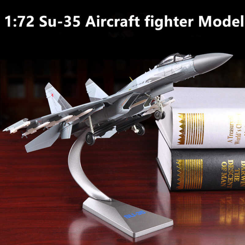 1:72 Scale Sukhoi Su-35 Flanker-E / Super Flanker Fighter Diecast Metal ...