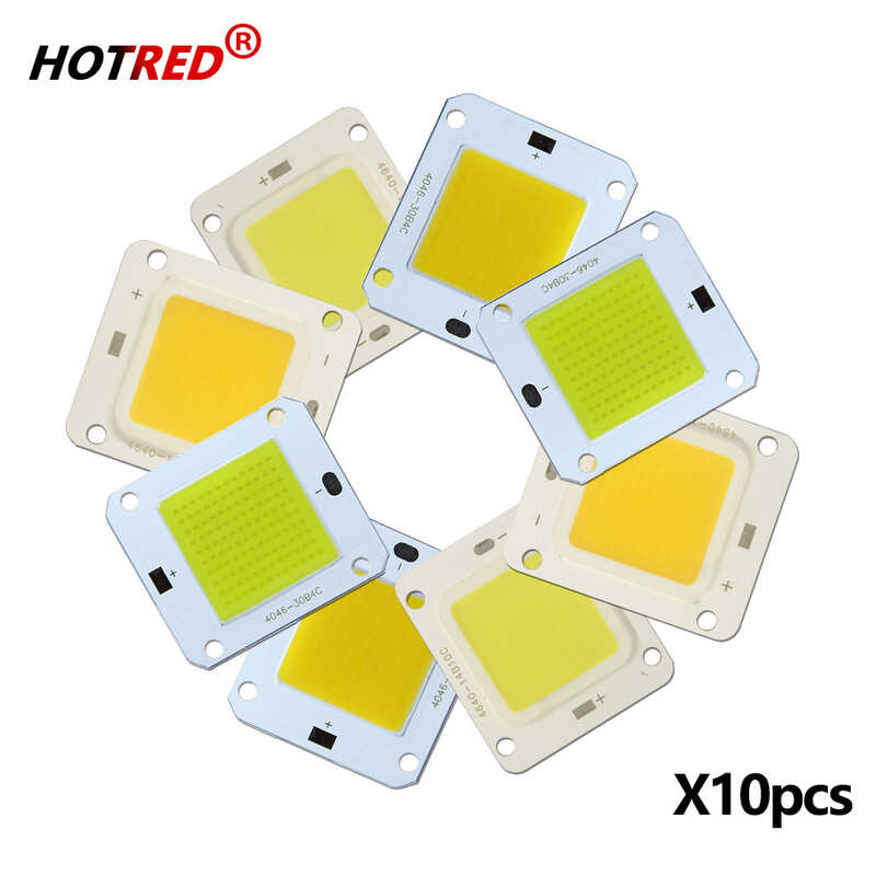 LED 10Pcs 50W Chip Dc30-36V 12V-14V Super Brighess SMD 1500Ma 3500Ma ...