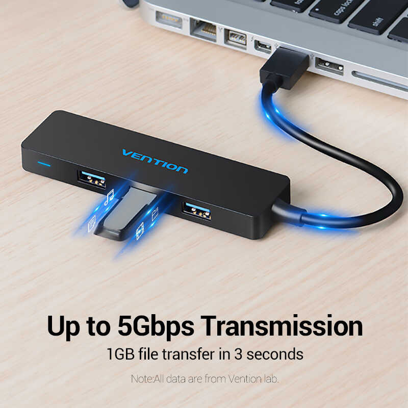 Vention 3 4 Port Adapter Multi USB Splitter Powered Hub Usb With OTG ...