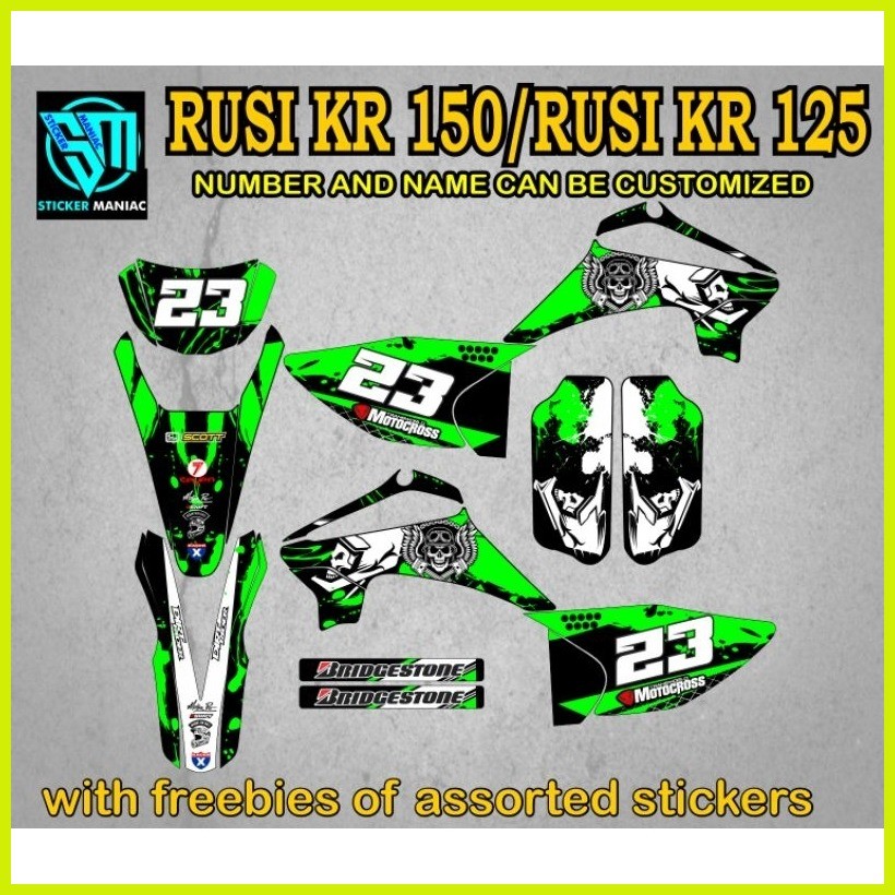 ♈ Rusi KR 150, Rusi KR 125 full body decals Laminated | Shopee Philippines