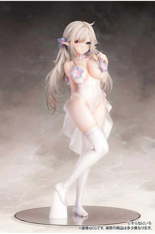 8d 25cm Pure White Erof Sexy Cute Nude Girl Model Anime Toys Action