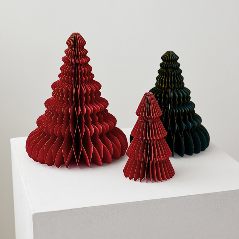 Creative 3D Christmas Tree Desktop Ornaments Christmas Gift Supplies ...