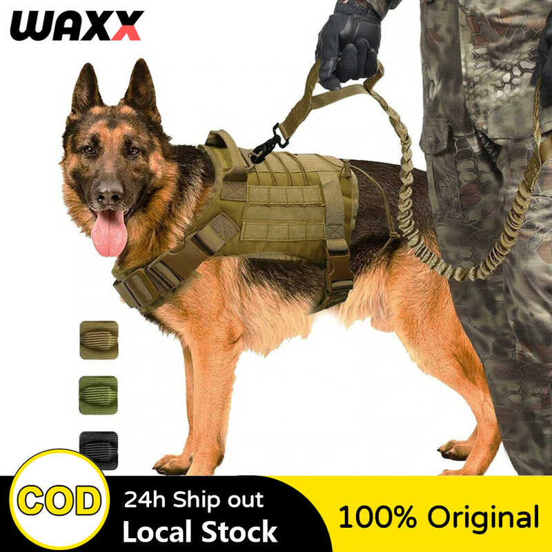 Dog Police Dog Vest Tactical Vest Service Dog Seat Belt Training Combat ...
