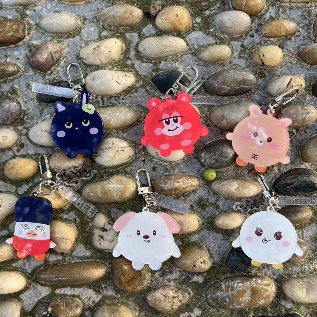 Kpop Idol RIIZE Keyring Acrylic Keychain BRIIZE Cute Animals Pendant ...