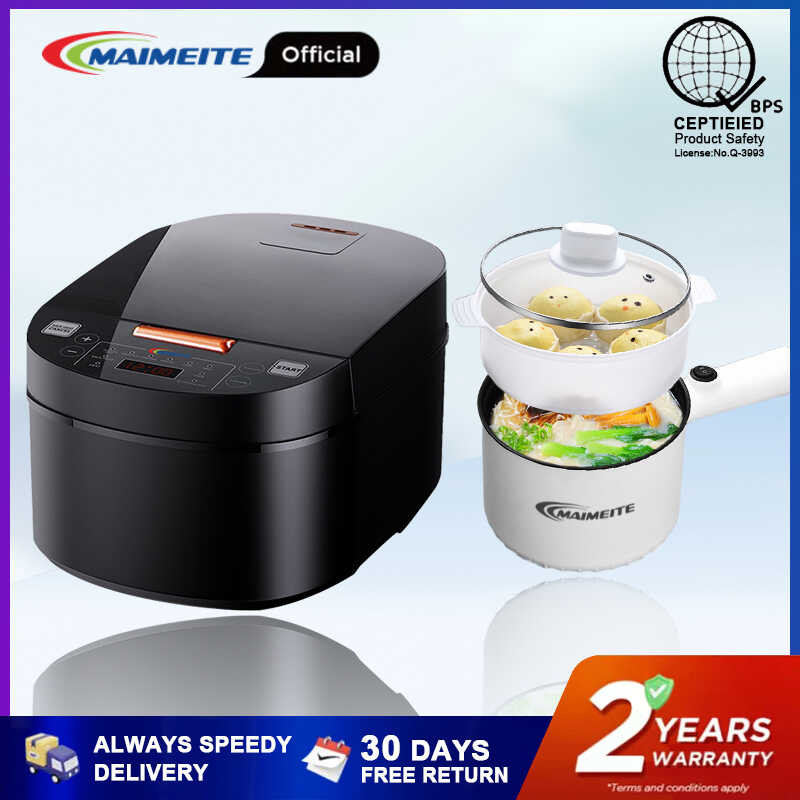 MAIMEITE Rice Cooker 6L Non-Stick Pan Intelligent Fixed Time ...