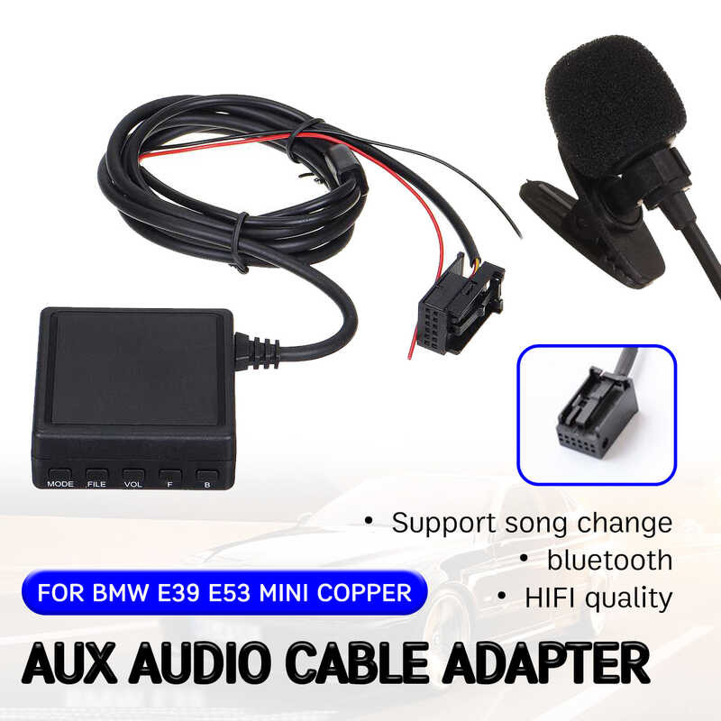 E83 X3 MINI COOPER bluetooth Aux Receiver Cable Adapter for E85 E86 Z4 ...
