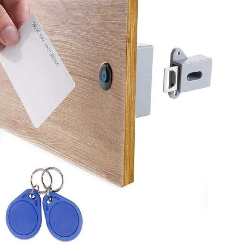 Invisible Door Lock RFID Free Opening Smart ID Card Sensor Cabinet Lock ...