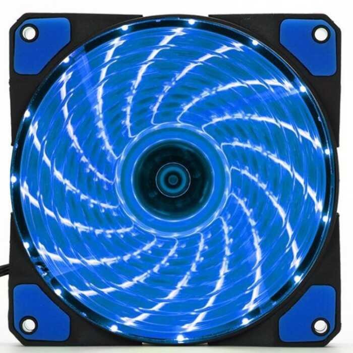 Silent ABS Computer Cooling Flow Fan 12Cm 15 Light Cool LED Chassis ...