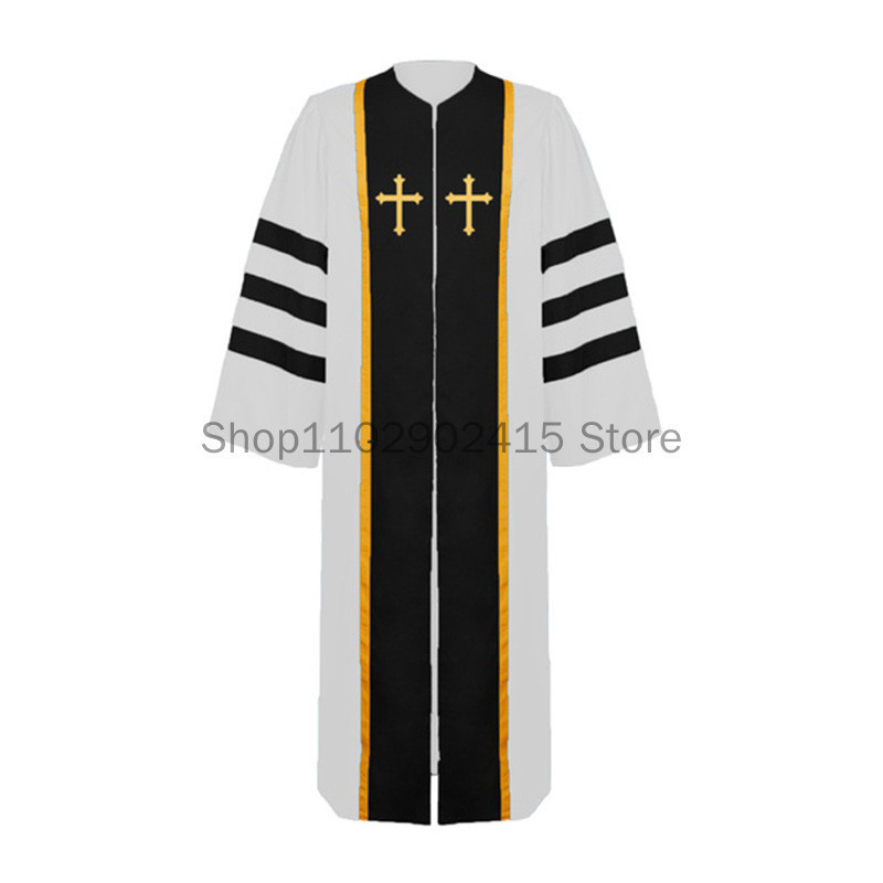 キ Medieval Men Church Prayer Robe Gown Retro Priest Monk Missionary ...