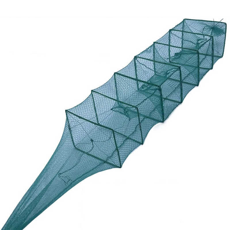 Hand 1.5M Casting Cage Crab Net Foldable Mesh Trap Catcher Shrimp Cage ...