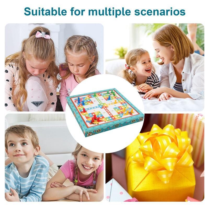 Learning Games Kids Dice Included Educational Math Board Game Snakes ...