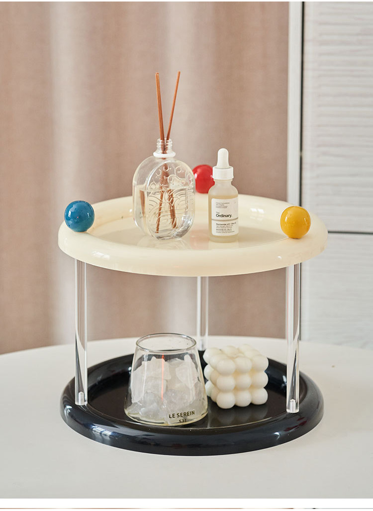 Dopamine Round Small Objects Rack Office Desktop Multi-Layer Storage ...