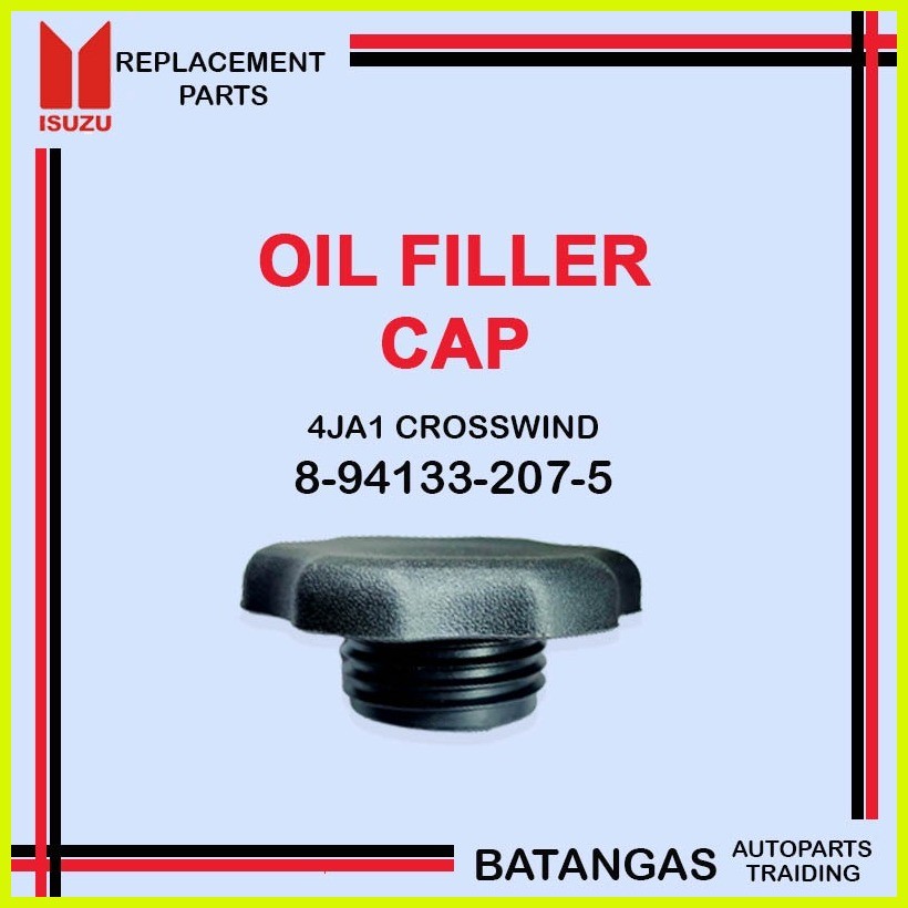 OIL FILLER CAP FOR ISUZU 4JA1 CROSSWIND GTX 8-94133-207-5 (1 PC ...