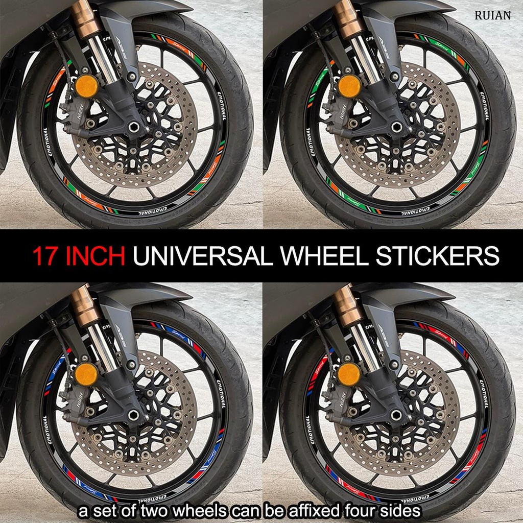 17 Inch Universal Wheel Stickers for CFMOTO 450sr 250sr NK MT GT Series ...