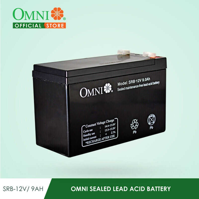 Sealed OMNI Lead Acid Battery - Srb-12V 9Ah Srb12V | Shopee Philippines