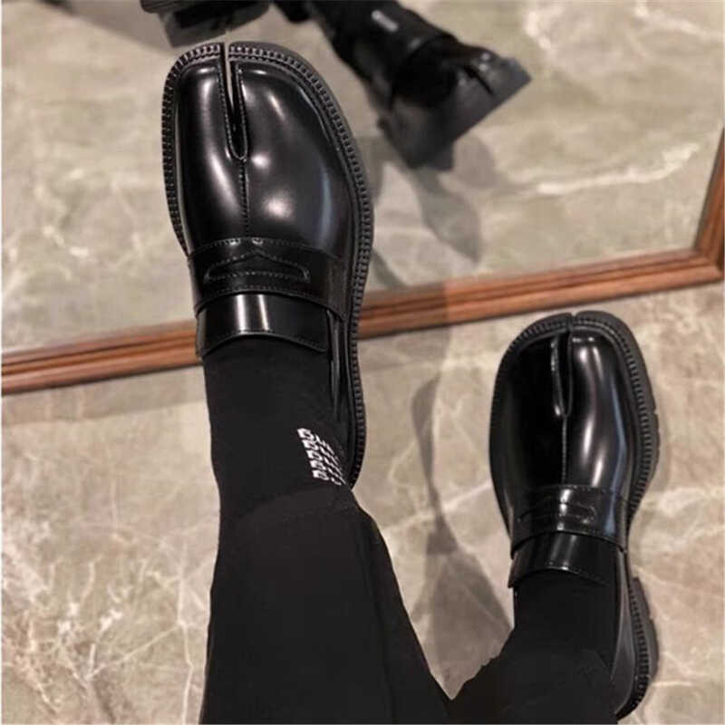 Binahagi Ang Mga Ng Toe Flats Kaswal Na Loafers Patent Leather Tabi ...