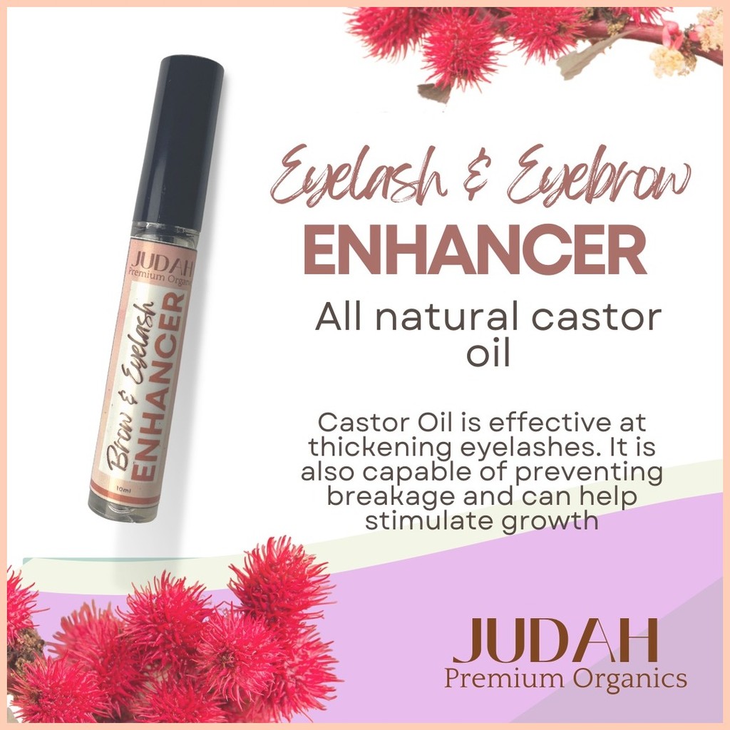 ☌ ๑ Castor Oil Lash & Brow Serum (10ml) for Fuller and Thicker ...