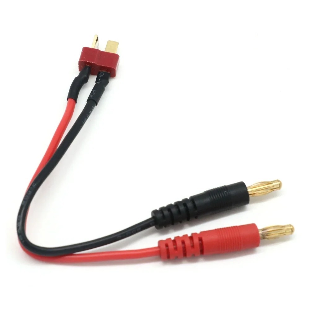 20cm XT30 XT60 XT90 T Plug Charge Lead to 4.0mm Banana Plugs Silicone Wire 14AWG For B6 Charger ...