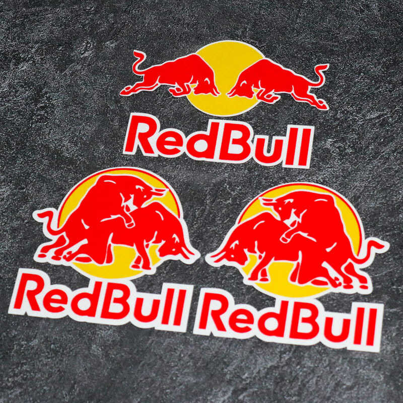 ☑♥ Event Modified Red Bull Car Sticker Sponsor Electric Motorcycle ...